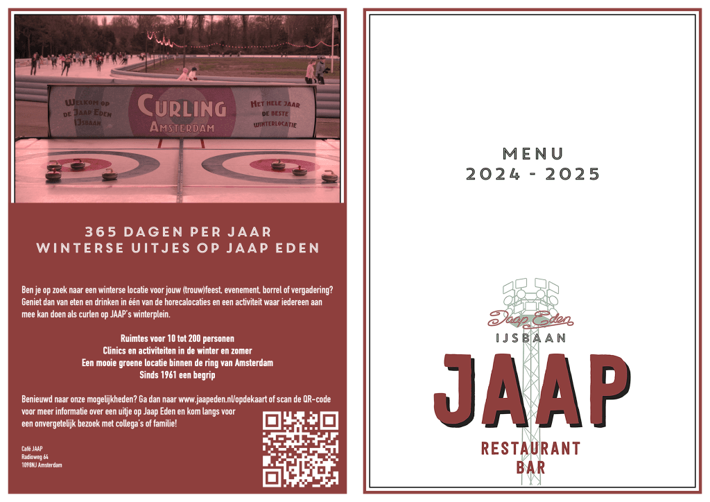 2425 - A4 BASISMENU WINTER back - Jaap Eden IJsbaan